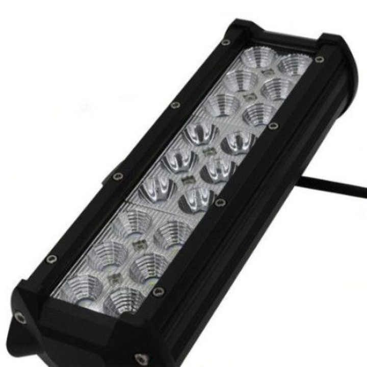 Bara LED auto, Pentru ATV si Jeep, 54W, 12V-24V, 23 cm - eMAG.ro