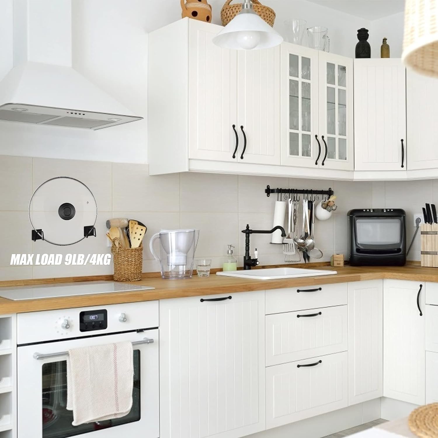 Set 4 Suport pentru burete autoadeziv, Aisdelu®, universal, Negru - eMAG.ro