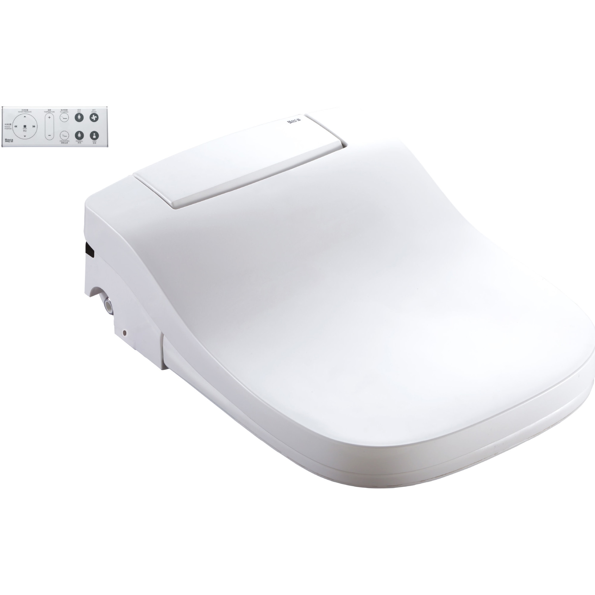 Capac de WC cu functie de bideu Roca Multiclean Premium Soft ...