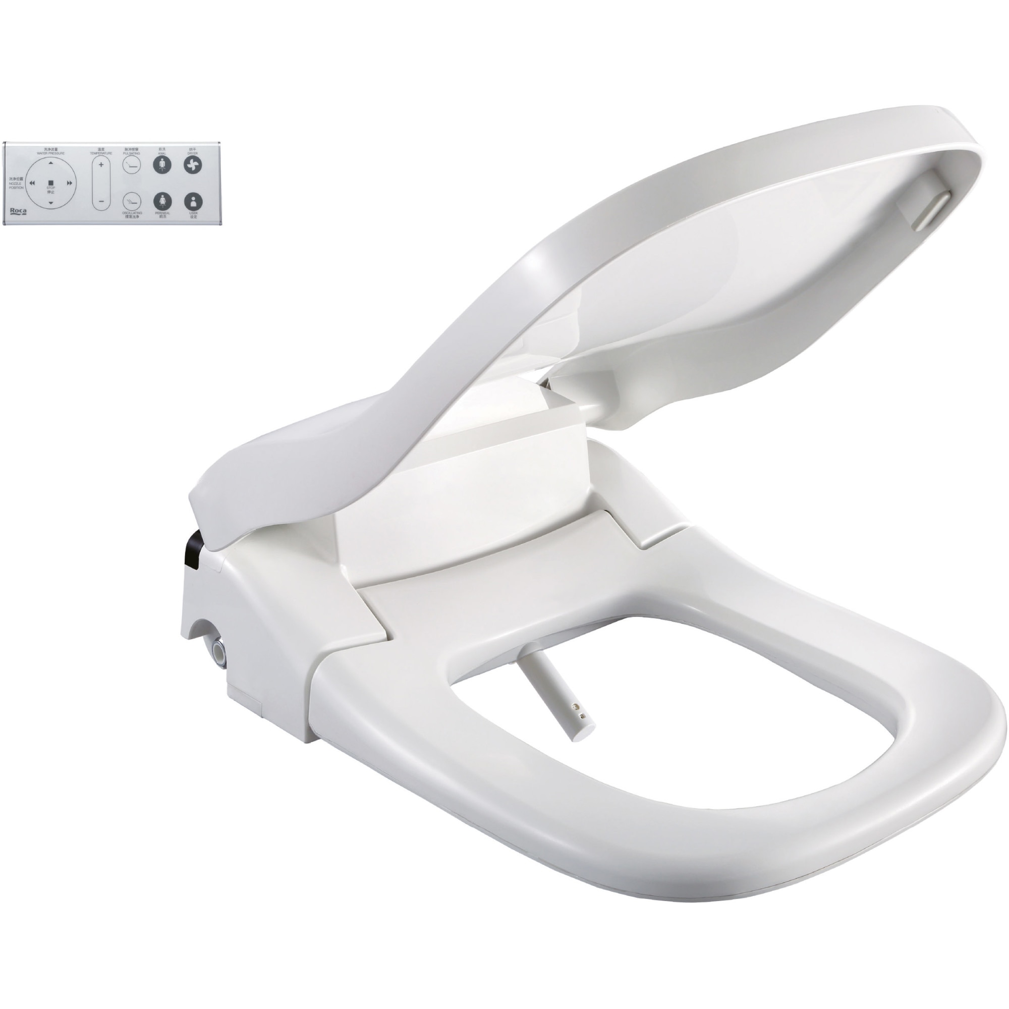 Capac de WC cu functie de bideu Roca Multiclean Premium Soft ...