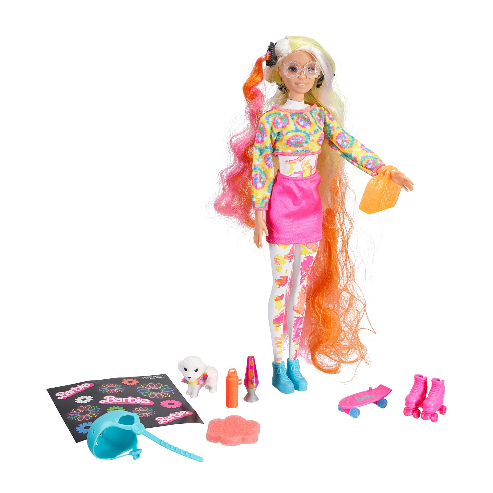 Papusa Barbie Color Reveal - Totally Neon, 29 cm - eMAG.ro