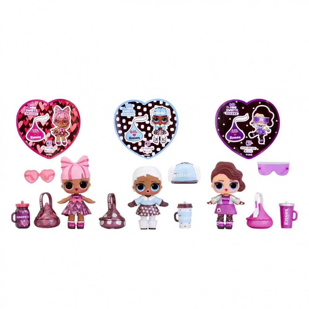 Set 3 papusi L.O.L. Surprise! Loves Mini Sweets - Hershey's Kisses ...