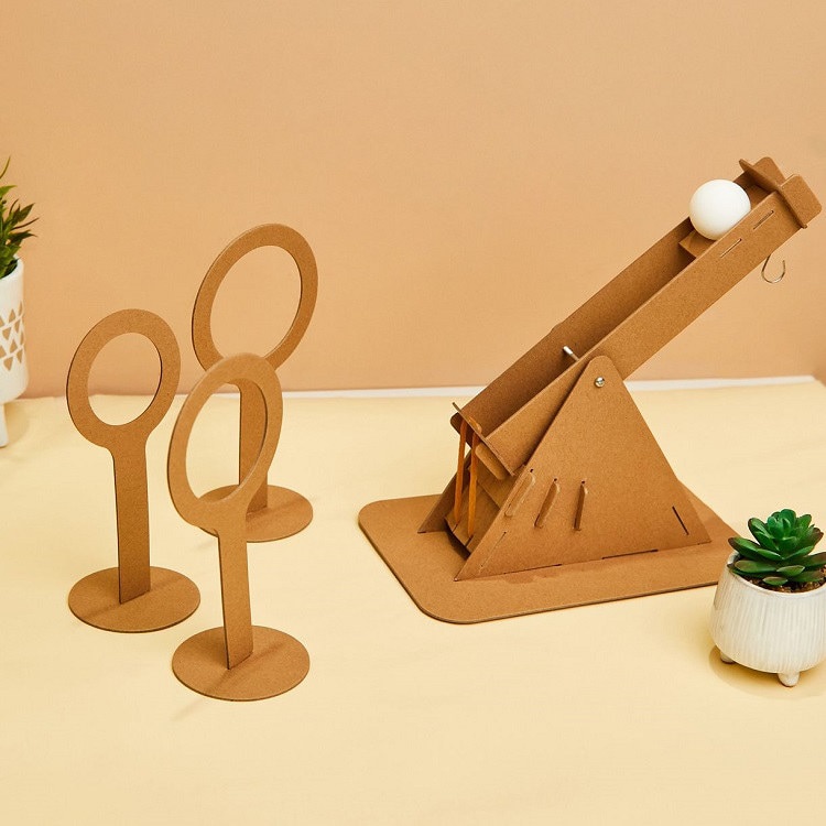 Construieste-ti propria catapulta, Kikkerland, Carton - eMAG.ro