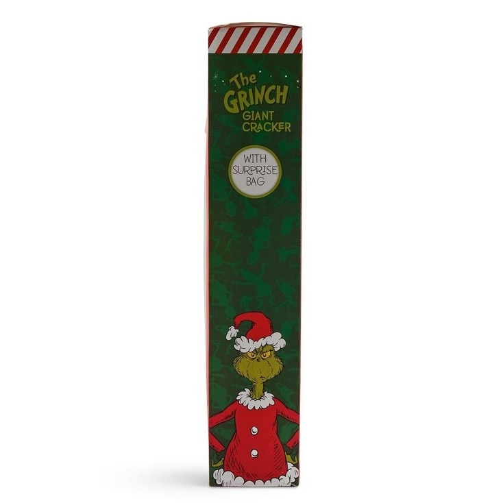 Pachet creativ de Craciun pentru copii Giant Cracker The Grinch, 55 cm ...
