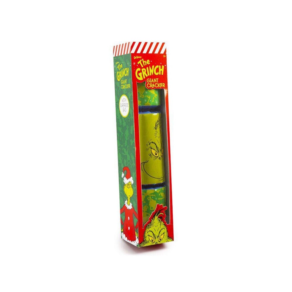 Pachet creativ de Craciun pentru copii Giant Cracker The Grinch, 55 cm ...