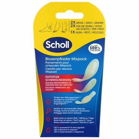 Plasturi mixte pentru basici Scholl, Hydra-Guard Technology, din gel ...