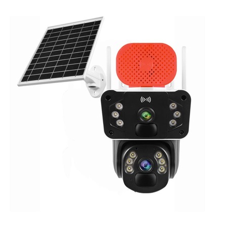 Camera Supraveghere 4G 3K Ultra HD, Dual Camera 6MP, Dual PIR ...