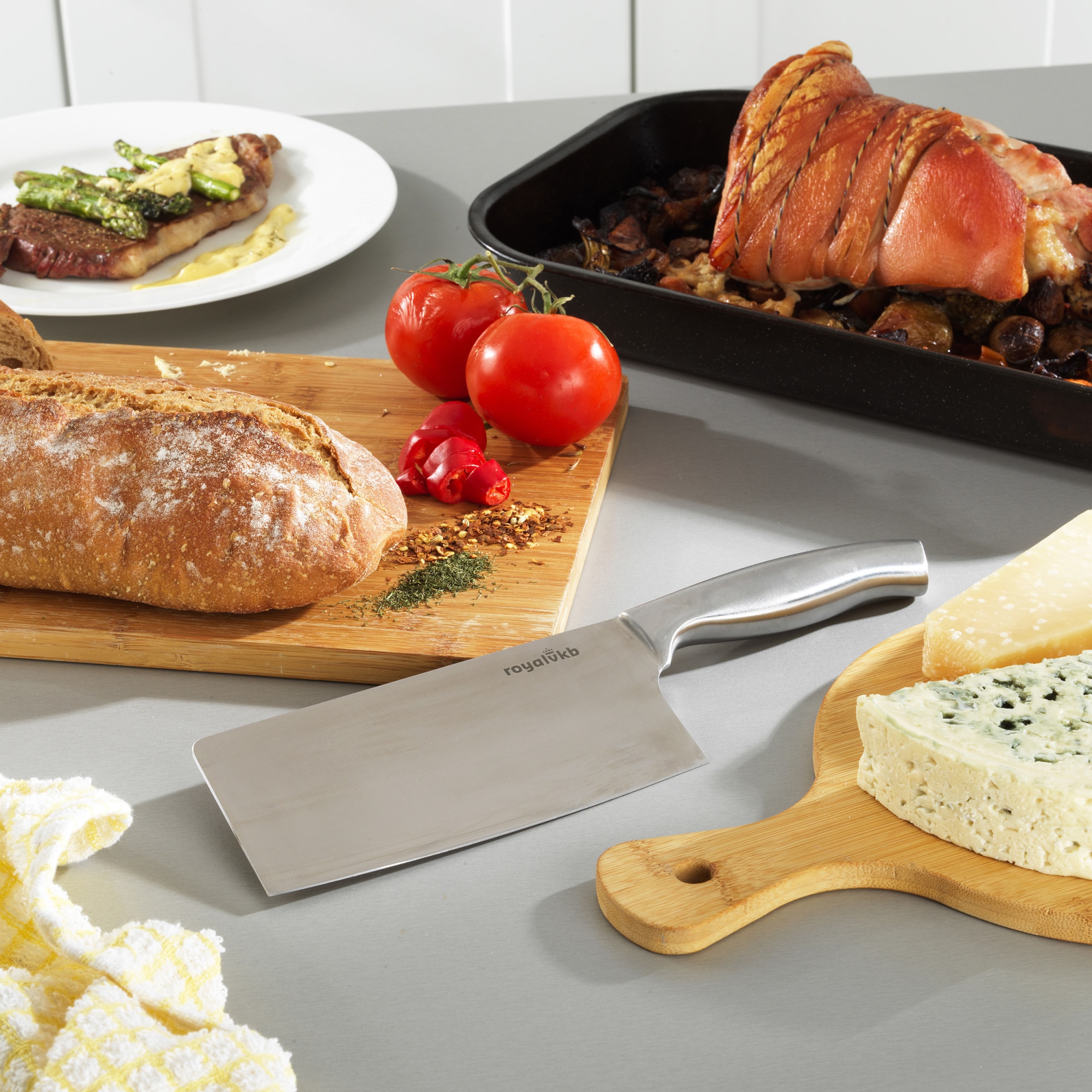 Cutit tip satar Royal VKB, inox, 18 cm - eMAG.ro