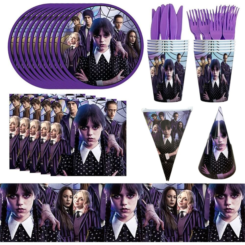 Сервизи за 10 деца, Wednesday, The Addams Family, Birthday Party ...