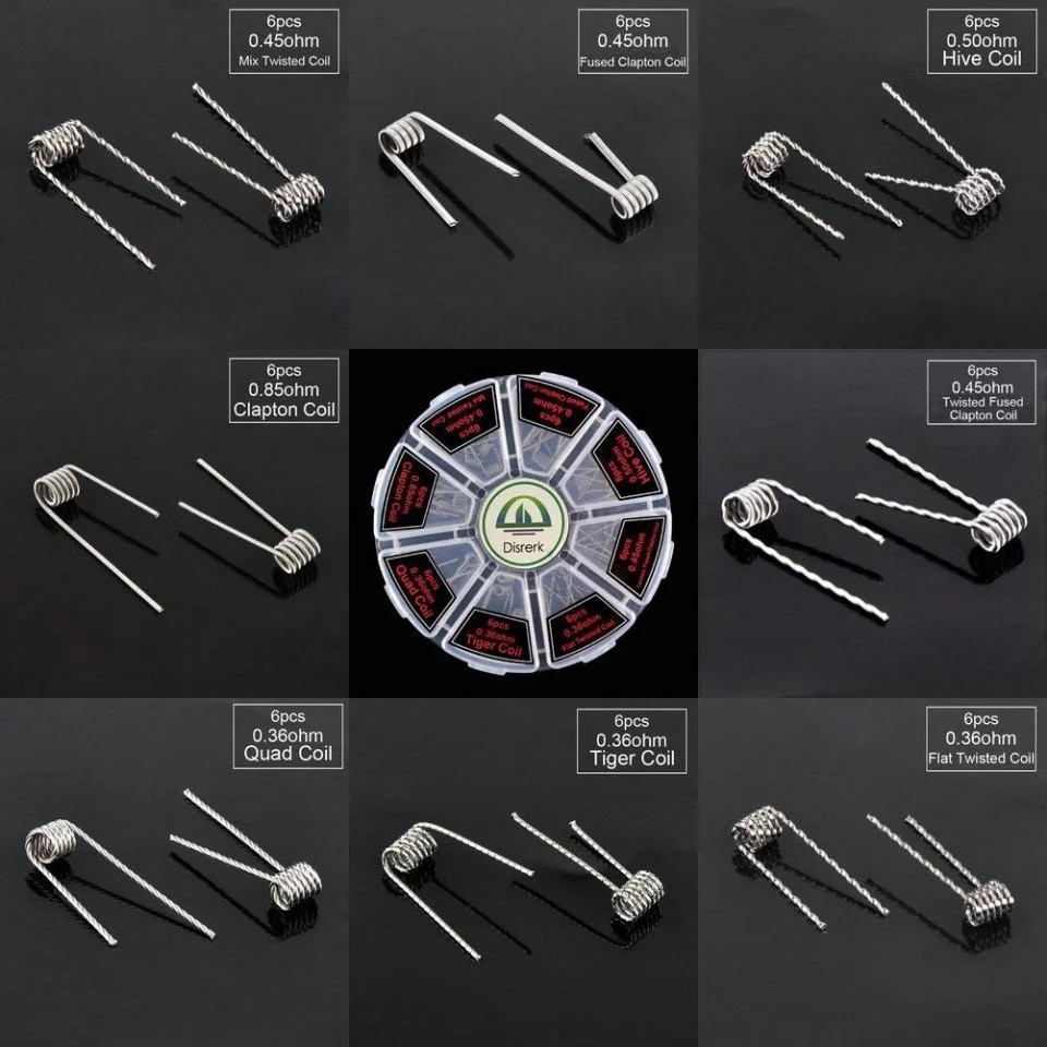 Set de 48 accesorii pentru tigara electronica Audel, fire Kanthal ...