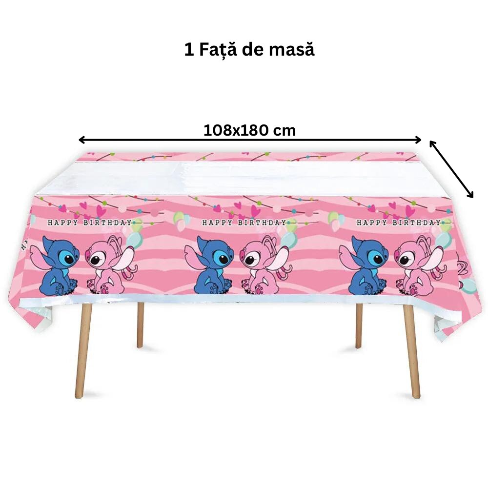 Set vesela pentru 10 copii, Lilo si Stitch, Petrecere Aniversara ...