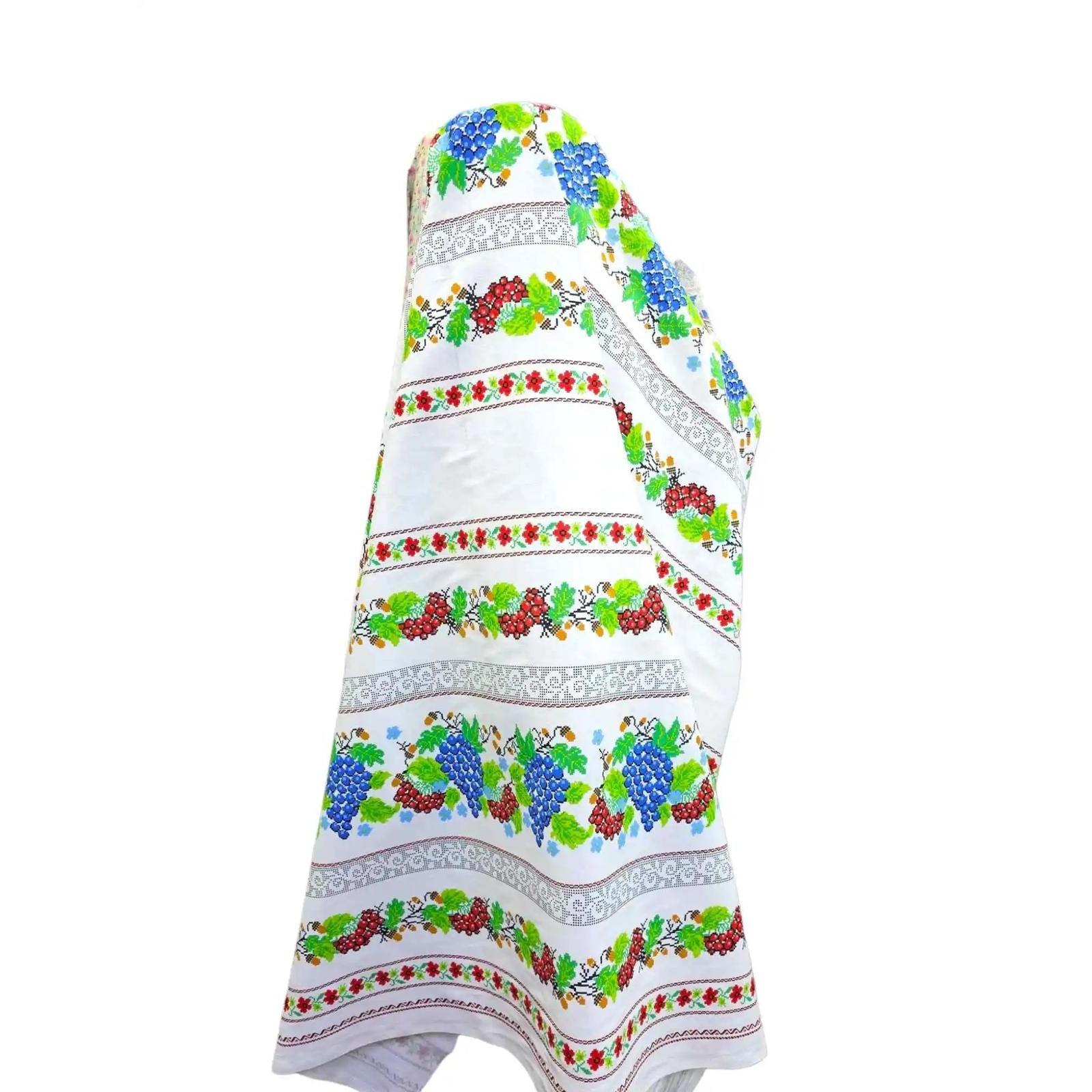 Fata de masa, model struguri, din bumbac, 240x150cm - eMAG.ro