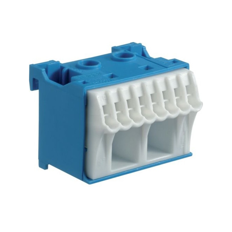 Bara de nul Quick Connect, 10 borne terminale, albastre, Hager - eMAG.ro