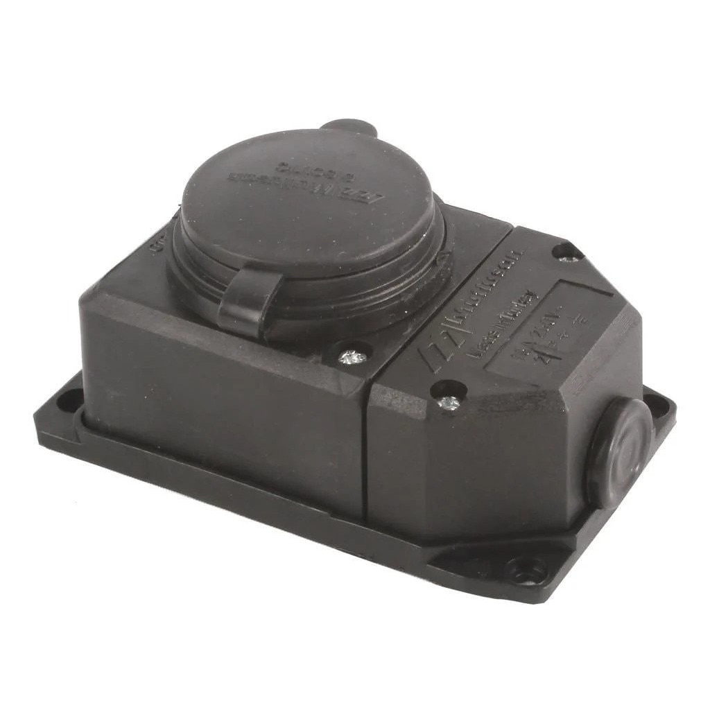 Priza de perete monofazata, din cauciuc, 1 x 16 A - eMAG.ro