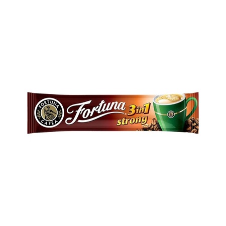 Set 28 x Cafea 3 in 1 Fortuna Strong, 17 g - eMAG.ro