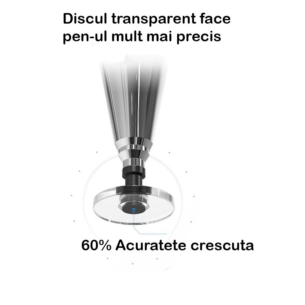 Stilou Pen Doty.ro® pentru tableta sau telefon, cu capat dublu de ...