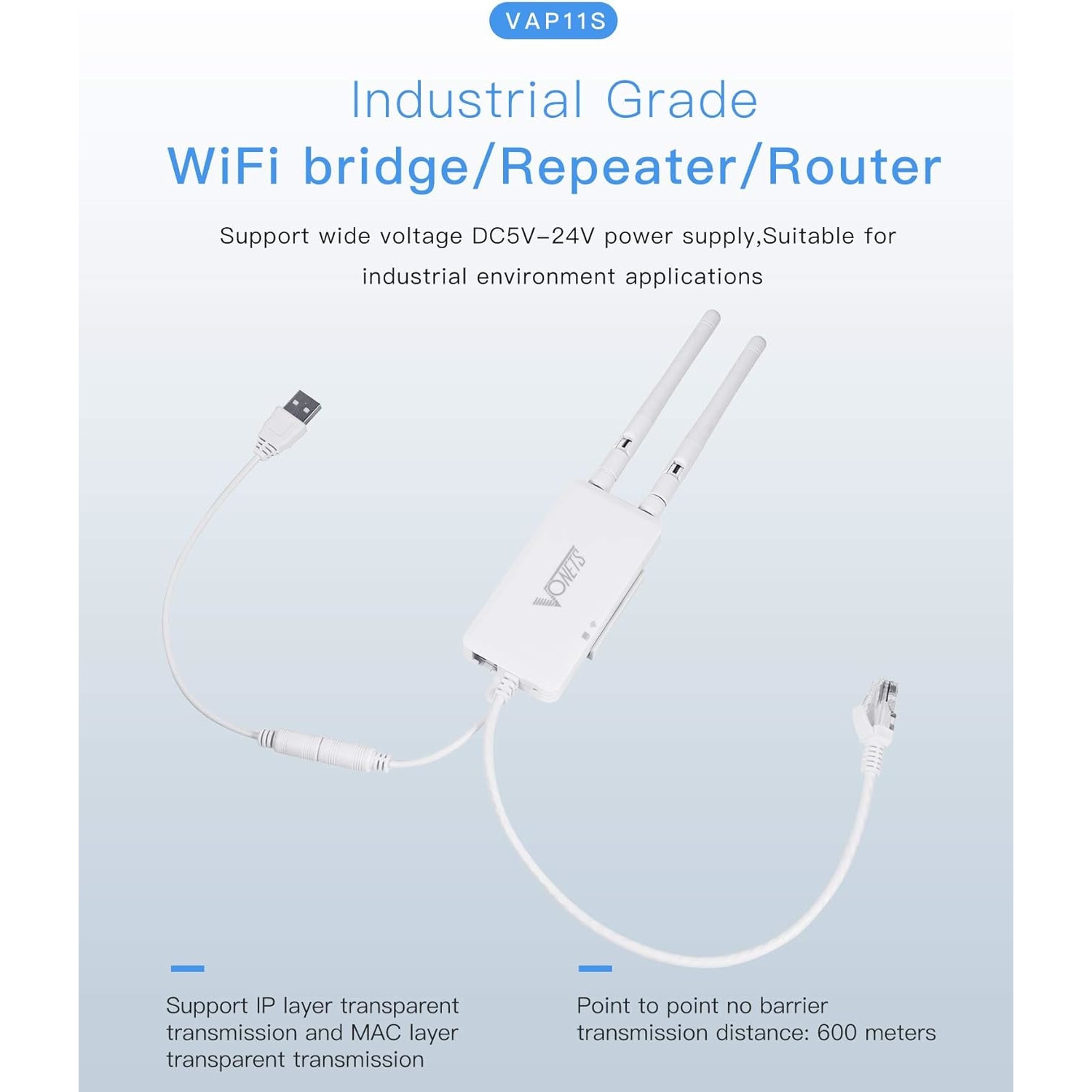 Amplificator Semnal Wireless Vonets, Range Extender Retea Mini Wi-Fi 2 ...