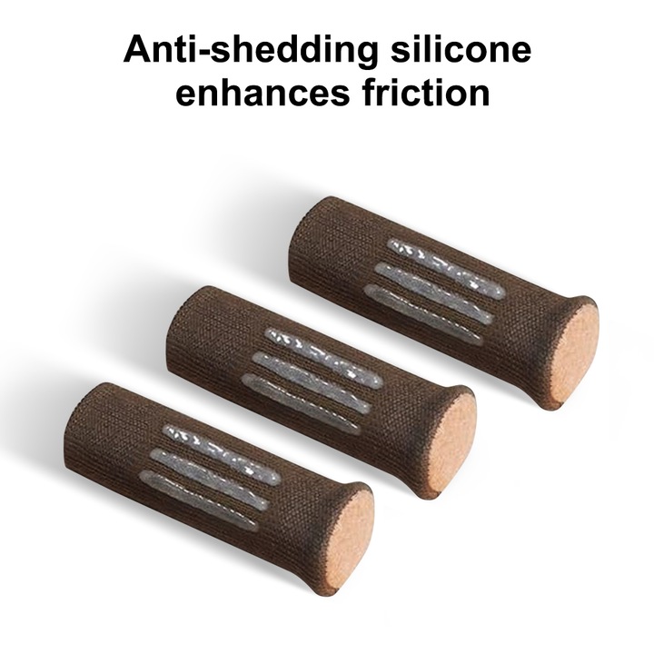 Set 24 protectii picioare scaun, JESWO, Pasla, Maro - eMAG.ro