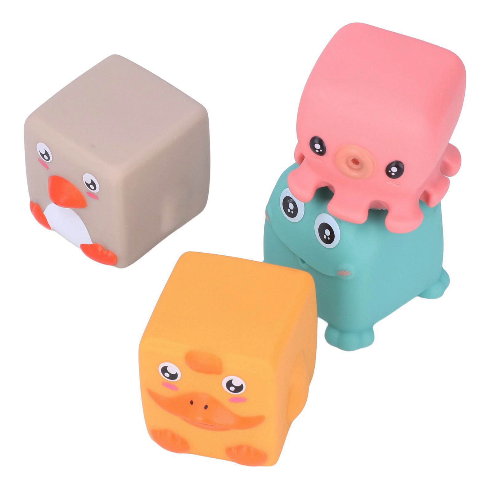 Blocuri senzoriale moi. Set de animale de apa. 4 unitati - eMAG.ro