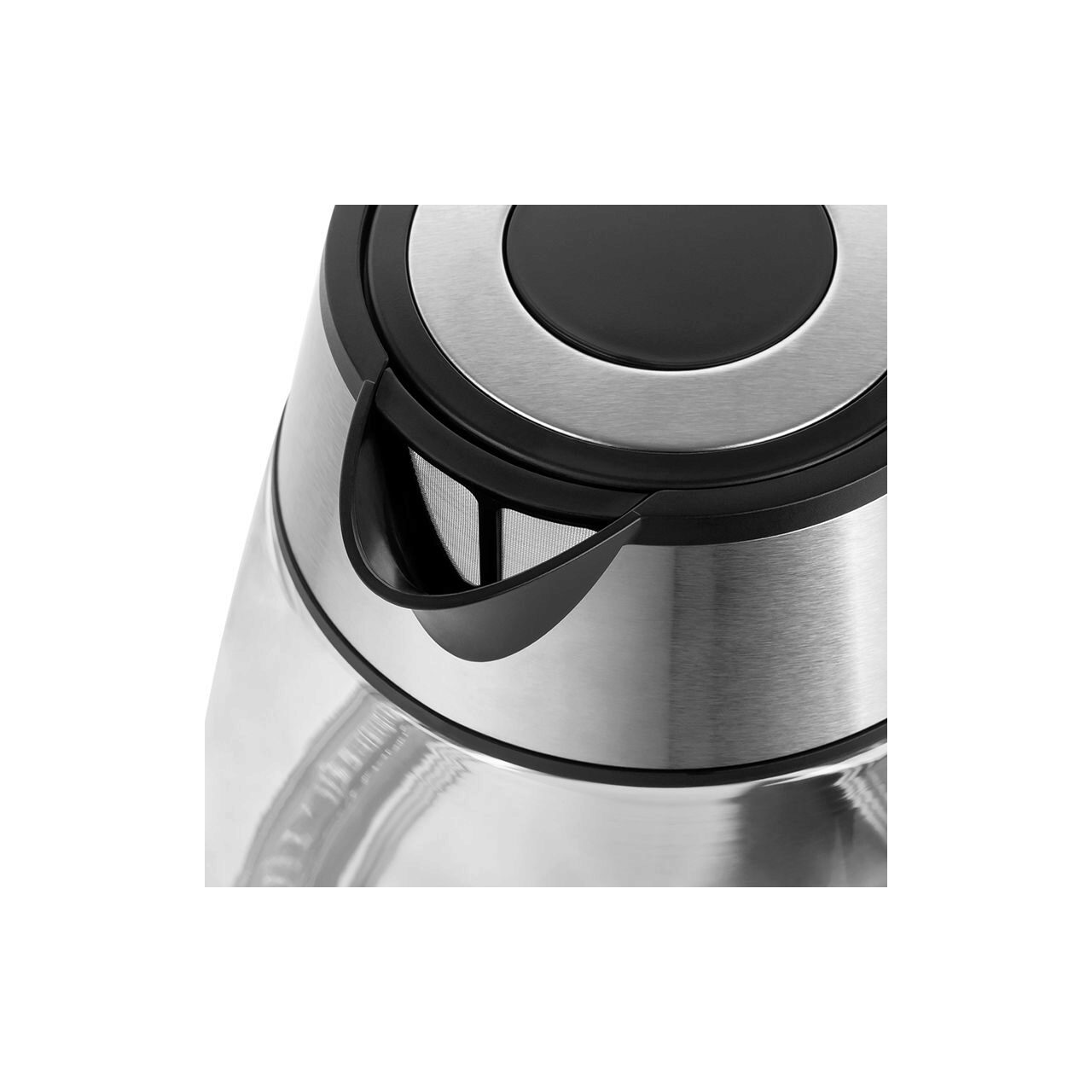 Fierbator electric cordless, Inox si Sticla, Capacitate 1.7 l, putere ...