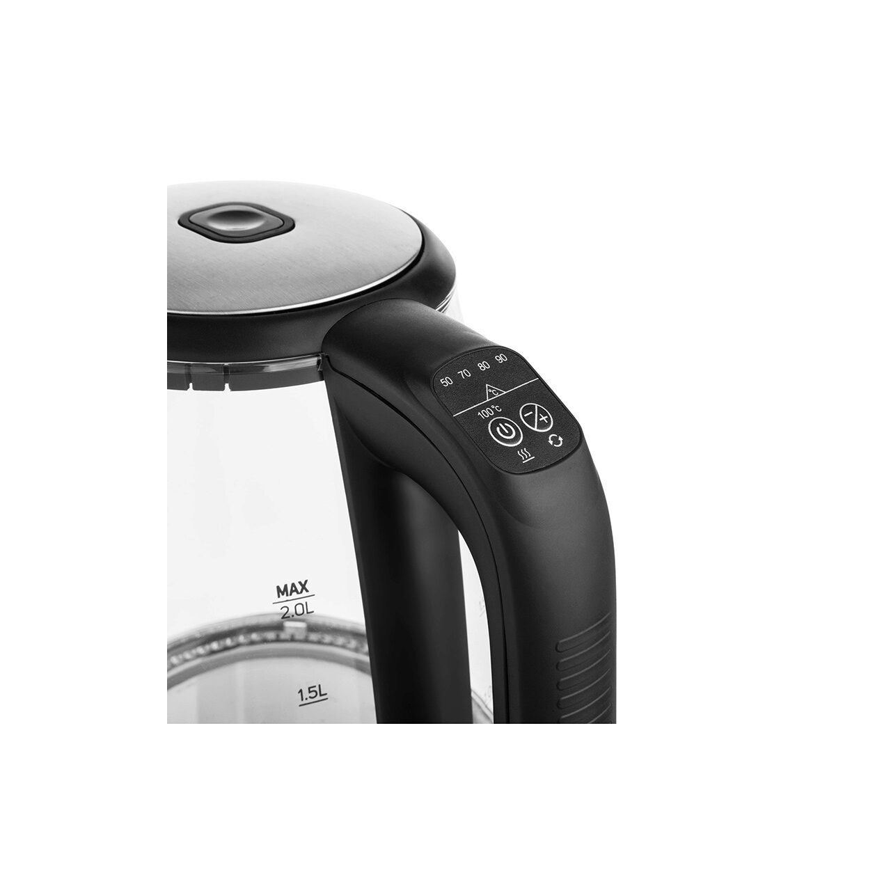 Fierbator electric cordless, Sticla 2l, putere 2200 W, cana gradata ...
