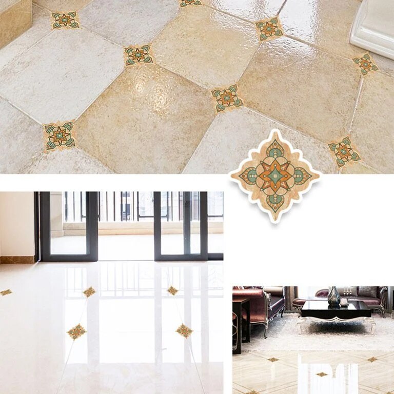 Sticker Adeziv pentru Decorul Gresiei si a Faiantei din Baie, Bucatarie ...