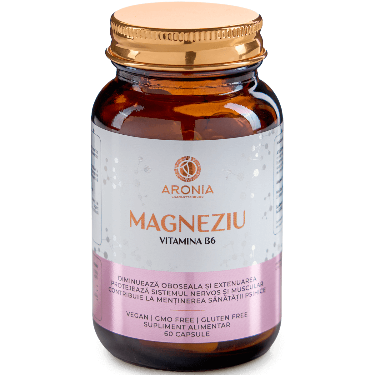 Magneziu 375mg cu Vitamina B6 - 60 capsule - eMAG.ro