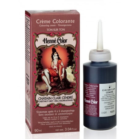 Crema Coloranta Saten Cenusiu Deschis (Chatain Claire Cendre) hena 90 ...