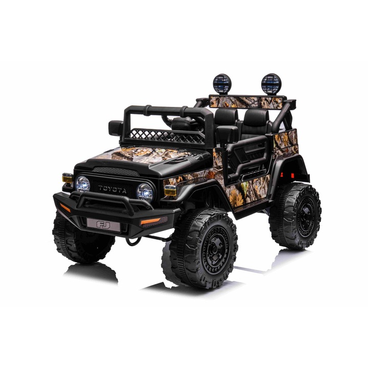 Masina electrica TOYOTA FJ CRUISER cu tractiune spate, negru, baterie ...