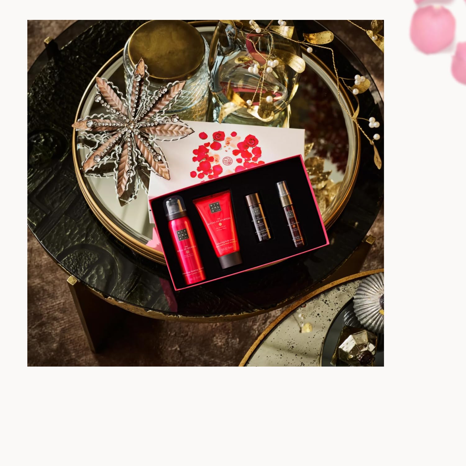 Set cadou Rituals mic The Ritual of Ayurveda, Crema de corp 70 ml ...