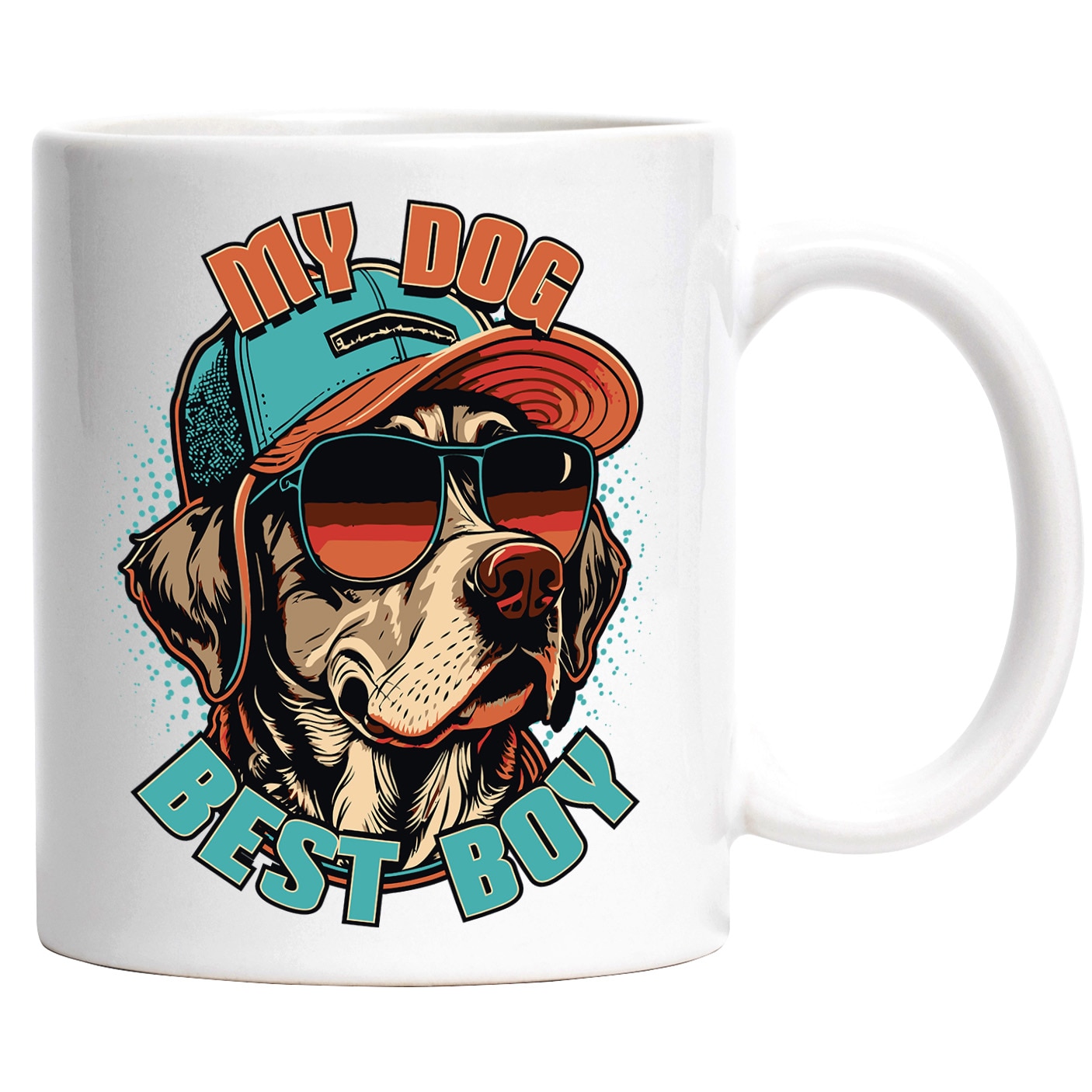 Cana Cu Mesaj In Engleza My Dog Best Boy, Cainele Meu Cel Mai Bun Baiat ...