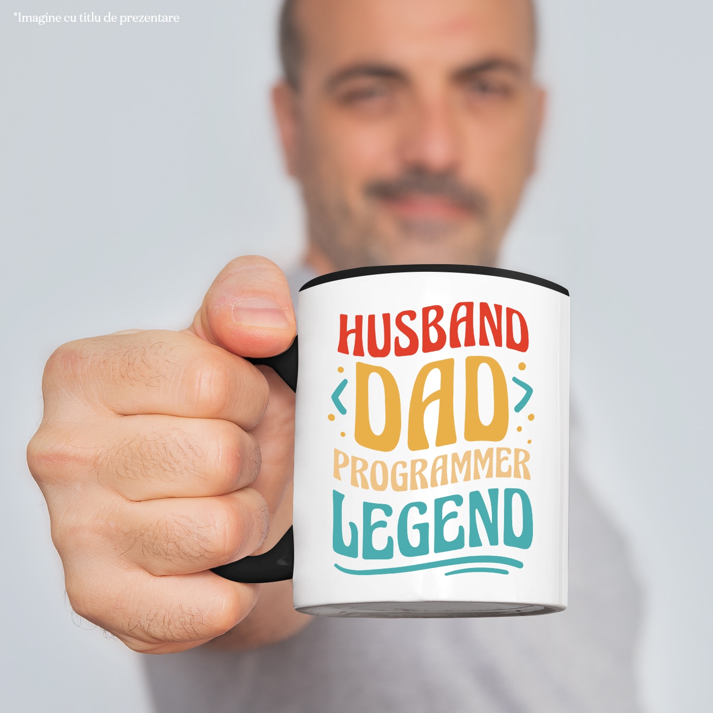 Cana Cu Mesaj In Engleza Husband Dad Programmer Legend, Cod, Programare ...