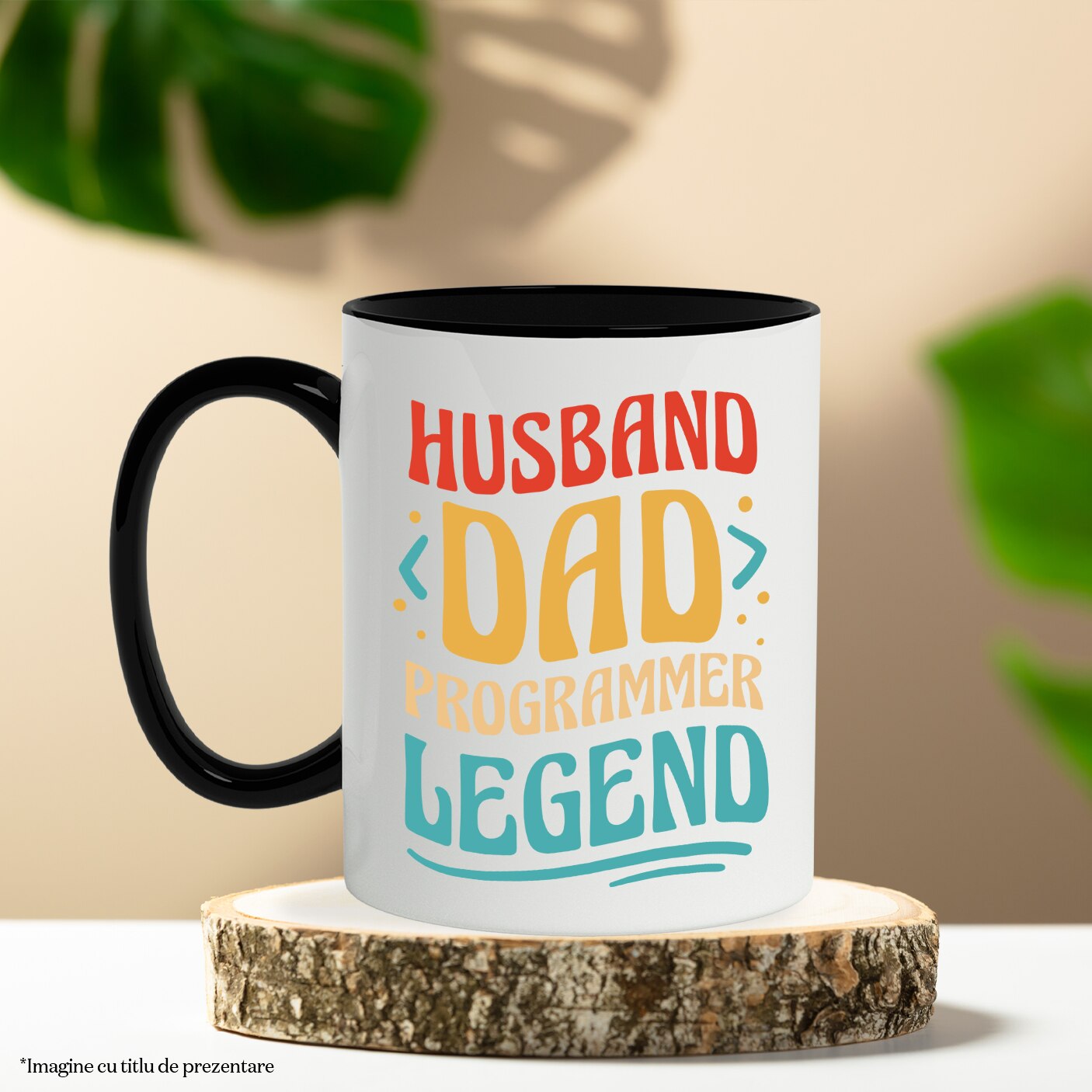 Cana Cu Mesaj In Engleza Husband Dad Programmer Legend, Cod, Programare, Parinte, Tata ...