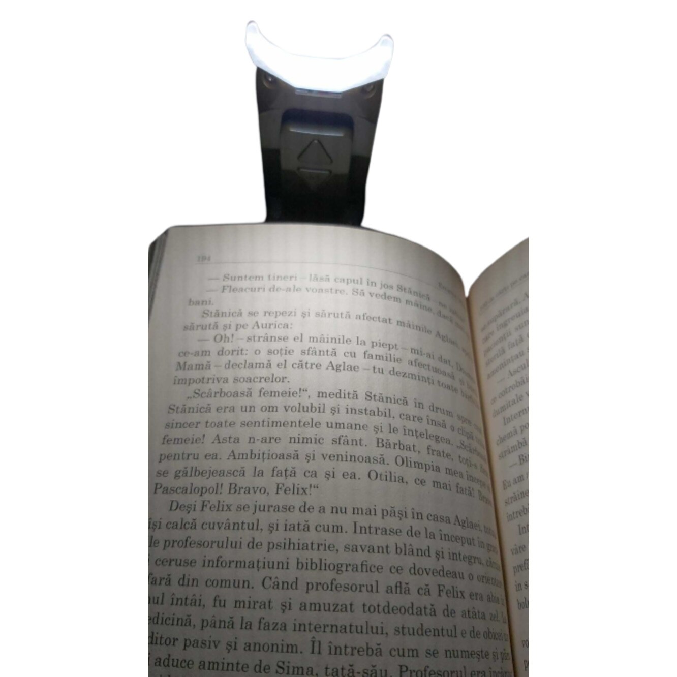 Lampa Briant Mover portabila cafeniu inchis pentru citit cu LED ...