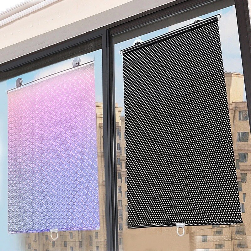 Parasolar universal retractabil cu pridere cu ventuze, 40 x 125 cm ...