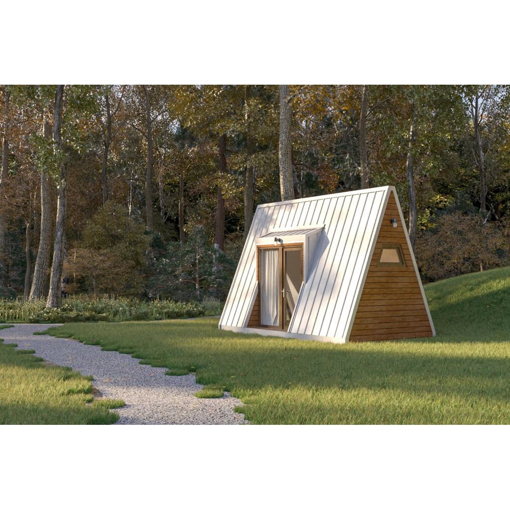 Avans casa mobila Model Mini A-frame 2.0, Pura Vida Huts, 1 camera, 1 ...