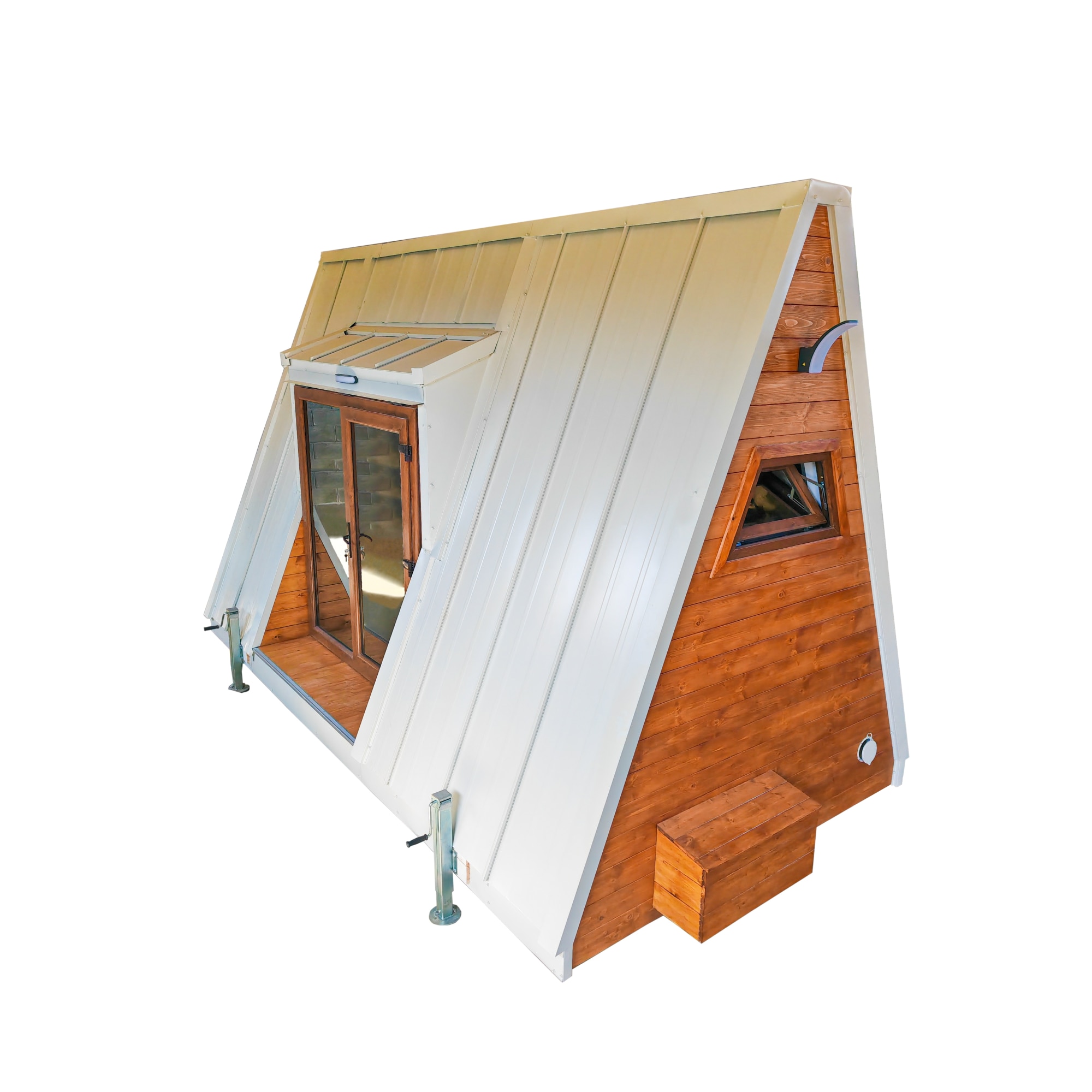 Avans casa mobila Model Mini A-frame 2.0, Pura Vida Huts, 1 camera, 1 ...