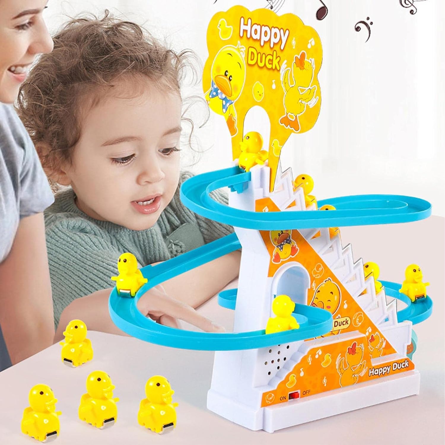 Joc interactiv copii, Rate muzicale, Plastic, Multicolor, 3+ - eMAG.ro