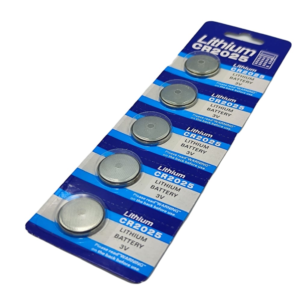 CR 2025 бутон батерии, 170 mAh, 3V, Блистерен комплект от 5 броя - eMAG.bg
