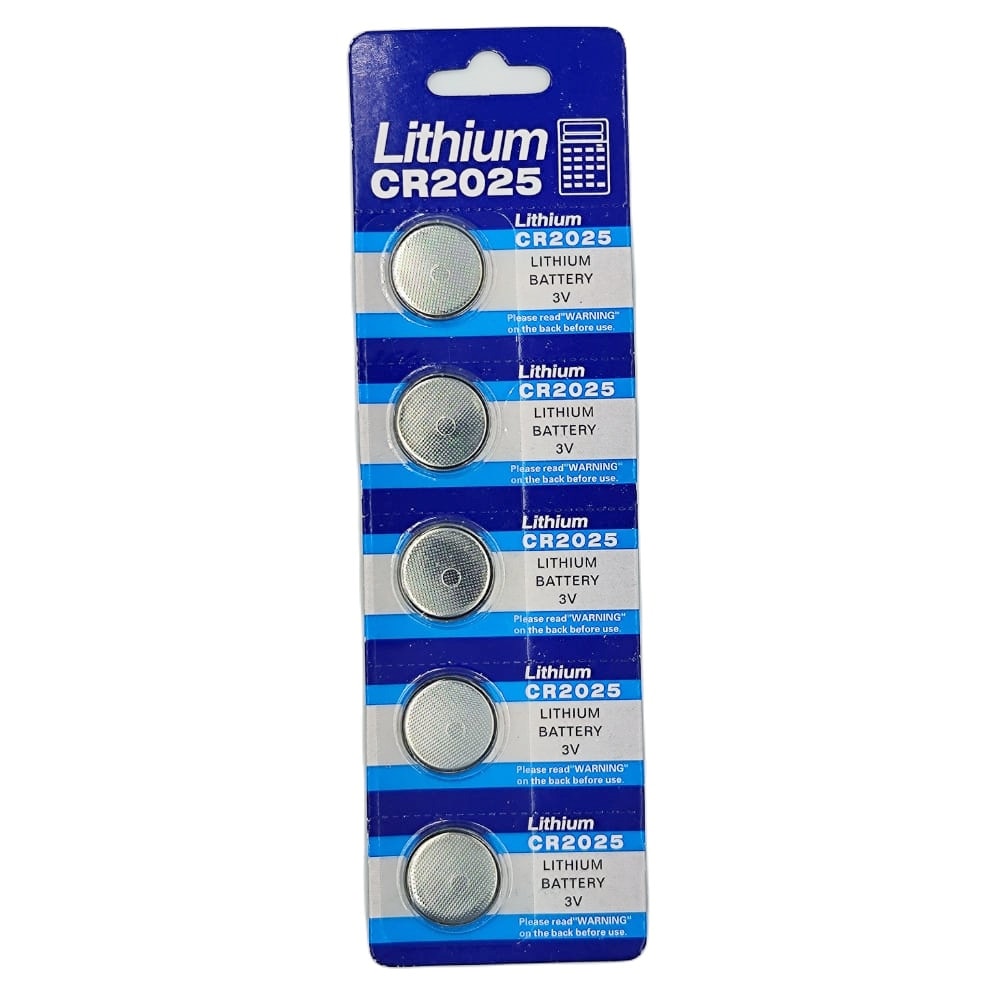 CR 2025 бутон батерии, 170 mAh, 3V, Блистерен комплект от 5 броя - eMAG.bg