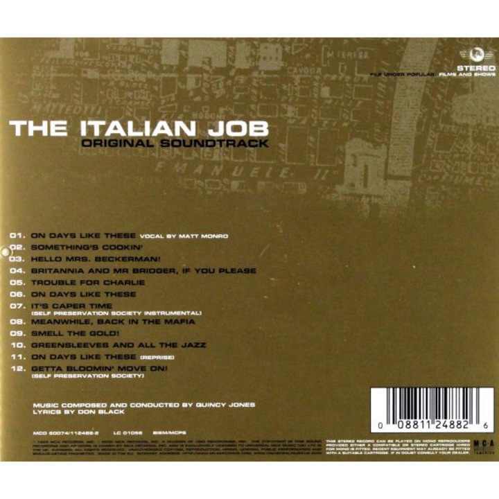 The Italian Job soundtrack [CD] - eMAG.ro
