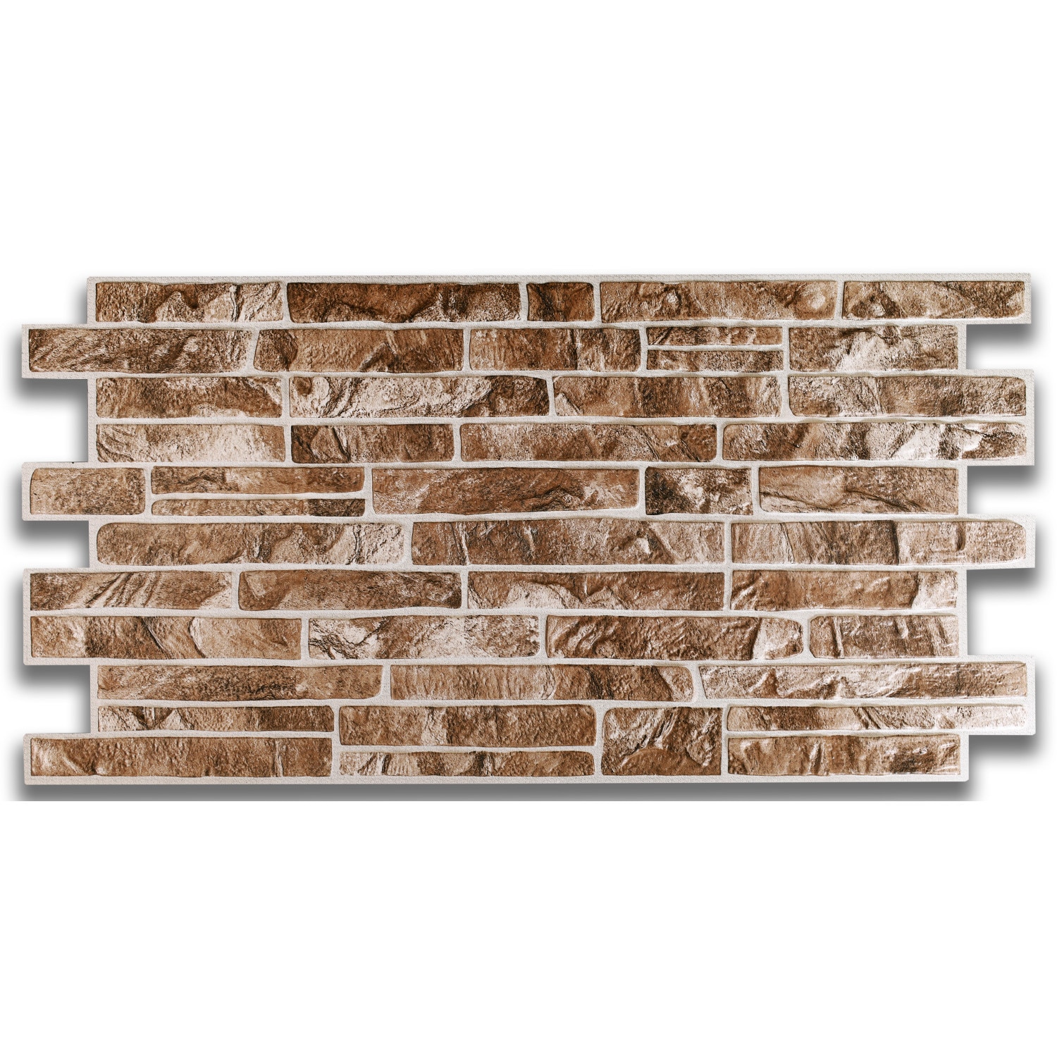 Panou decorativ Slate Brown, PVC, 97,7x49,3 cm - eMAG.ro