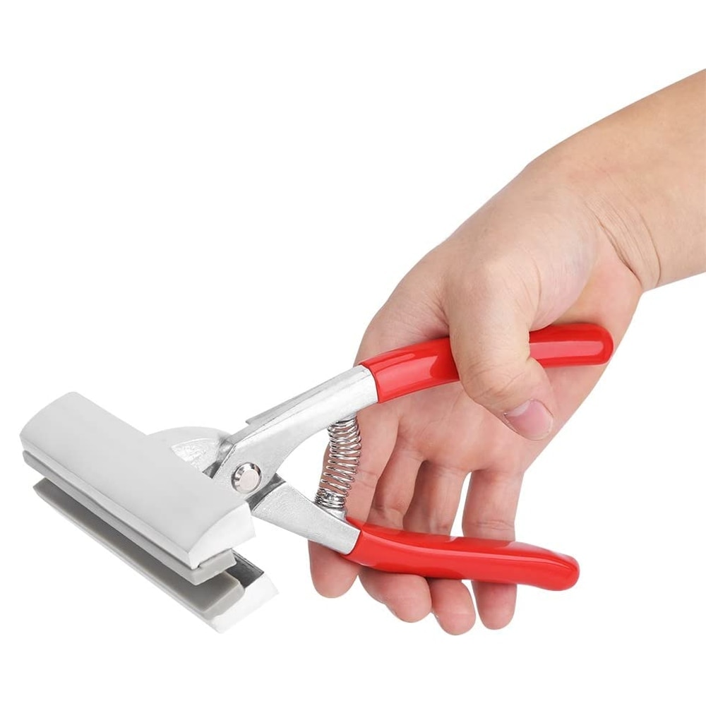 Cleste intindere panza, Metal/Cauciuc, 12 cm, Argintiu/Rosu - eMAG.ro