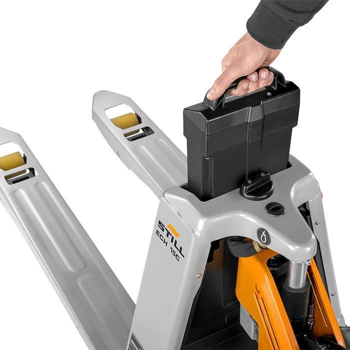 Transpalet electric STILL ECH 12C, ridicare la mica inaltime, baterie ...