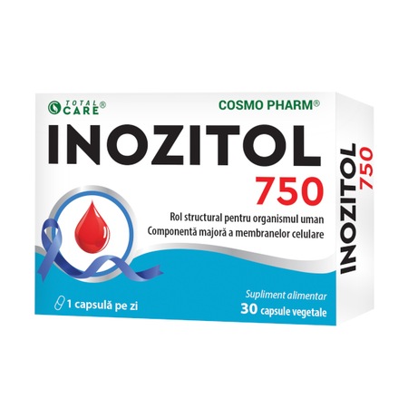 Supliment alimentar INOZITOL 750 Cosmo Pharm, 30 capsule vegetale - eMAG.ro