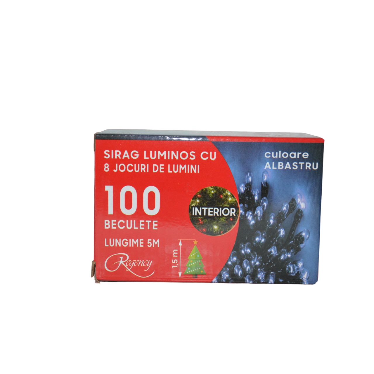 Instalatie de Craciun, sirag luminos cu 8 jocuri de lumini, 100 de ...