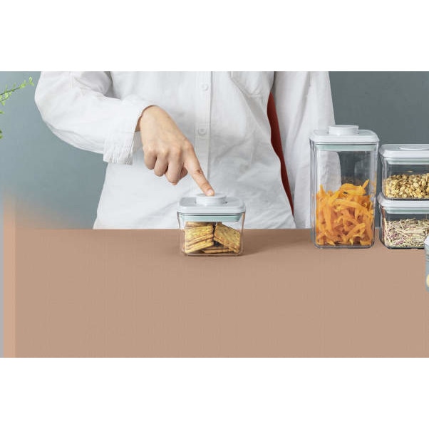 Set 12 recipiente dreptunghiulare din plastic pentru depozitarea ...