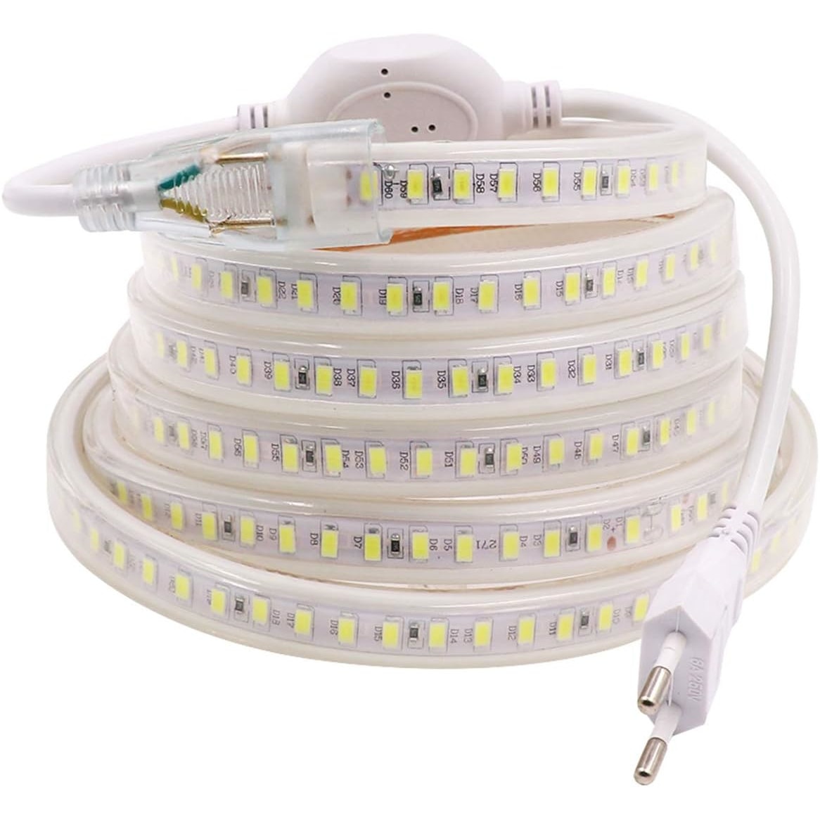 Banda LED, Jormftte, 8m, 220V, IP68, 900LM, Alb - eMAG.ro