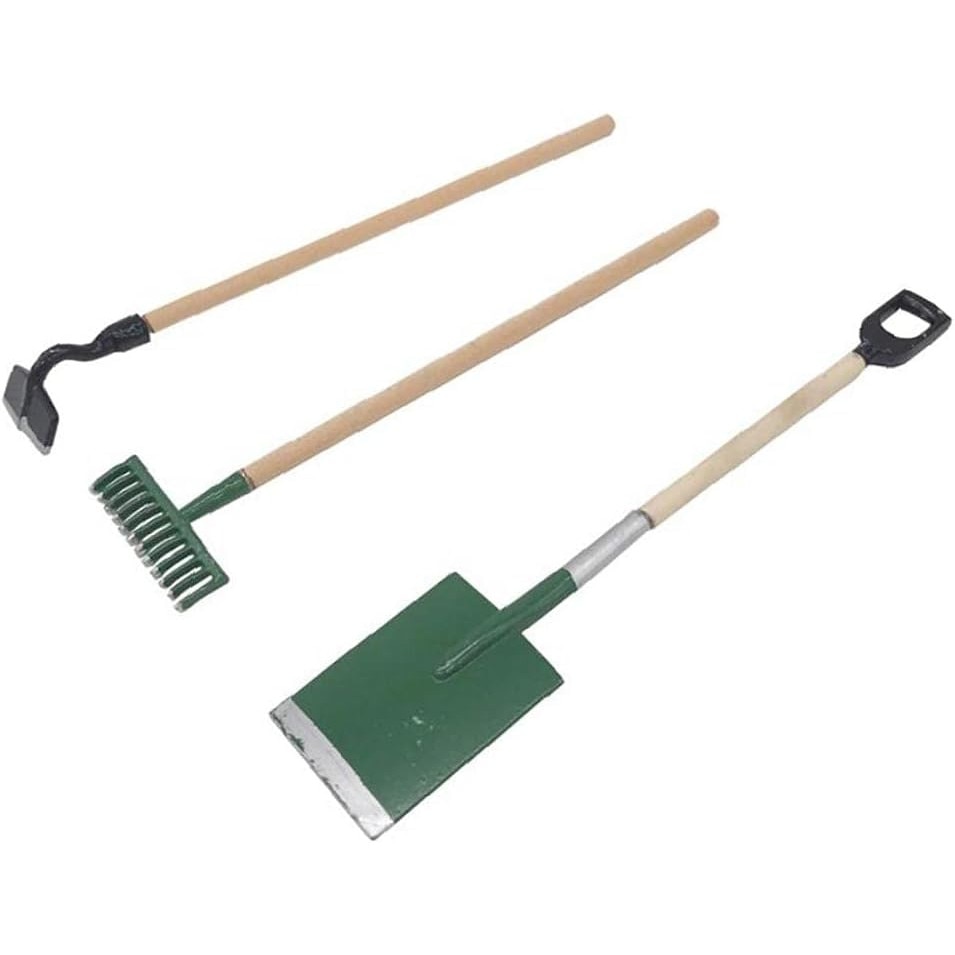 Unelte in miniatura de gradina, Mmgoqqt, Inox, Verde - eMAG.ro