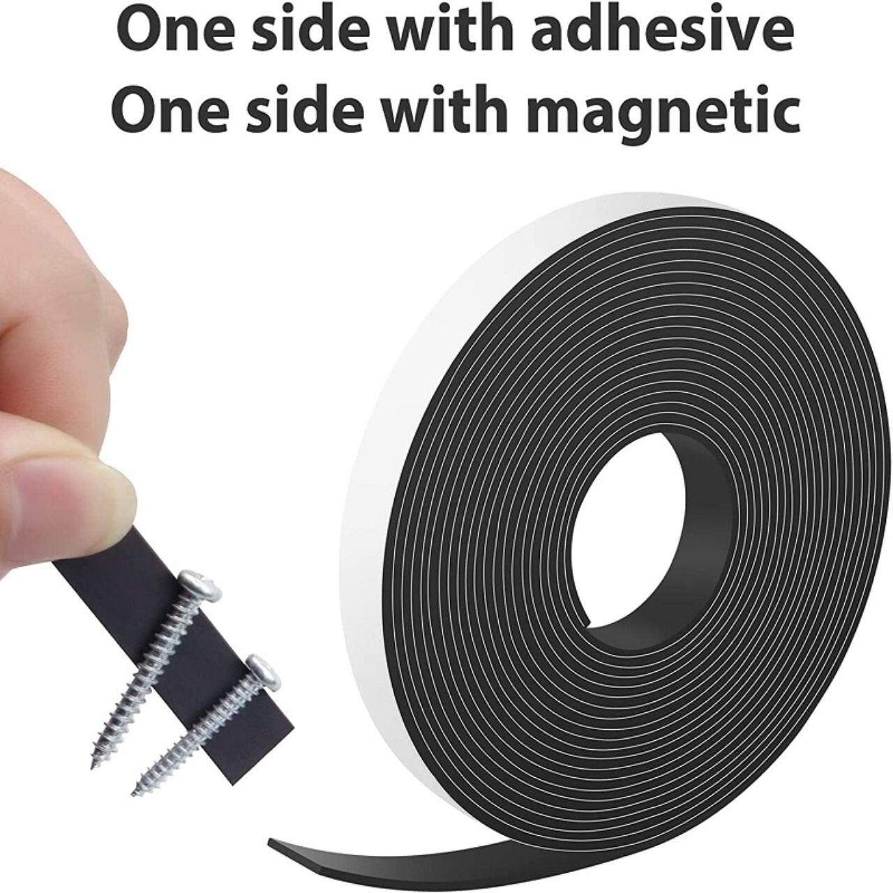 Banda magnetica rola 10m pentru rafturi metalice, 60 mm (latime) si 1,5 ...